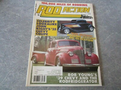 ROD ACTION Magazine, MARCH 1987, JOHN KIGHT'S '35 CHEVY COUPE, MOONEY'S ...