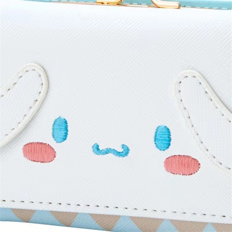 Cinnamoroll head WHITE PU short wallet purse card handbag money bag ...