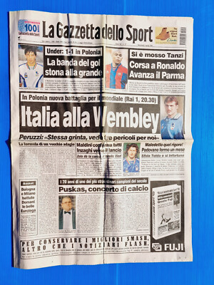 Gazzetta Dello Sport April 2 1997 Ronaldo-Parma-Buffon-Peruzzi-Puskas ...