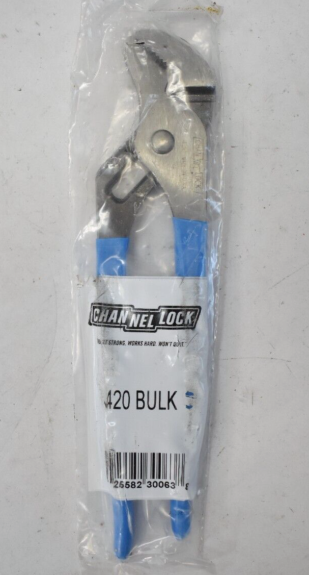 Channellock 420 9 1/2" Tongue and Groove Jaw Pliers - Blue (140-420 ...