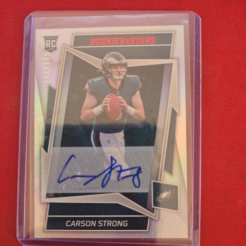 2022 Panini Rookies & Stars - Rookies Carson Strong #106 Signatures ...