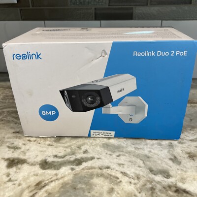 🎃Reolink 8MP Duo 2 POE Security Camera CCTV Color Night Vision SEALED🎃 ...