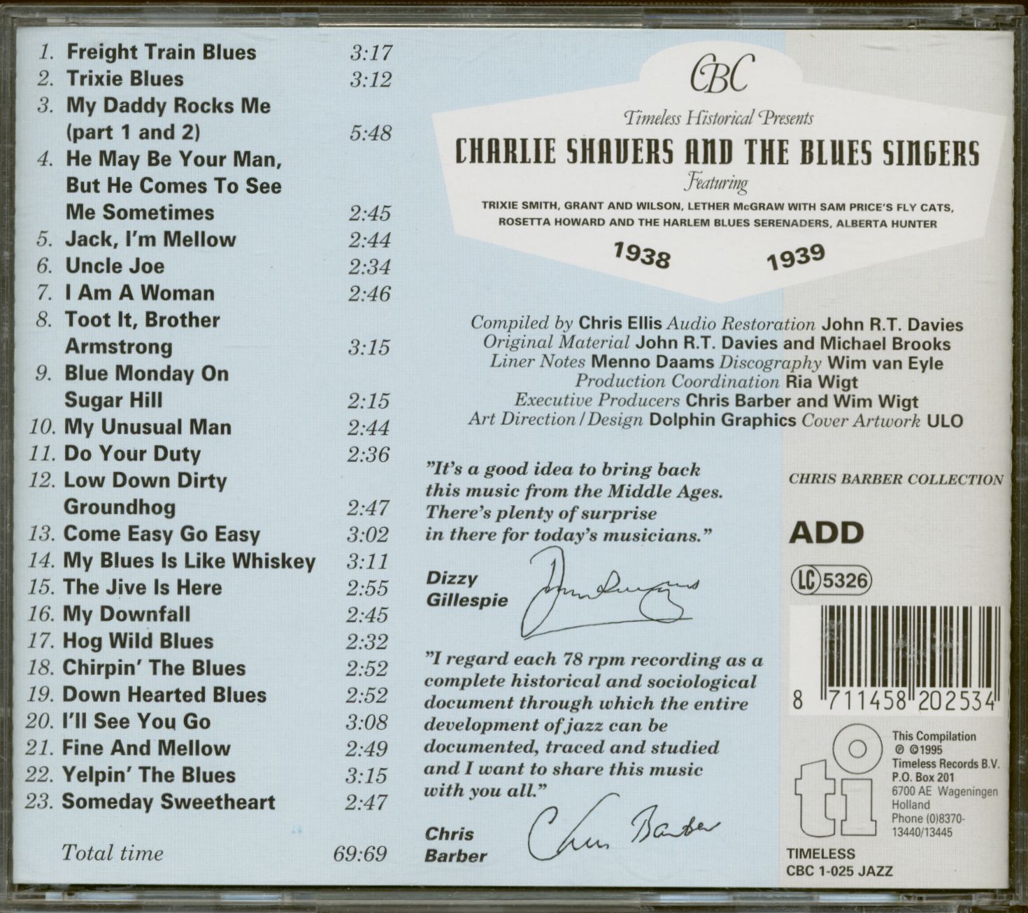 Charlie Shavers & The Blues Singers by Charlie Shavers (CD, Sep-1995 ...