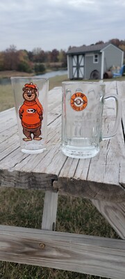 Vintage A&W Root Beer Glass And Mug Arrow Logo And Bear Mascot | eBay