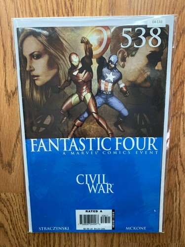 Fantastic Four 539 Civil War - High Grade Marvel Comic Book E4-134 | eBay