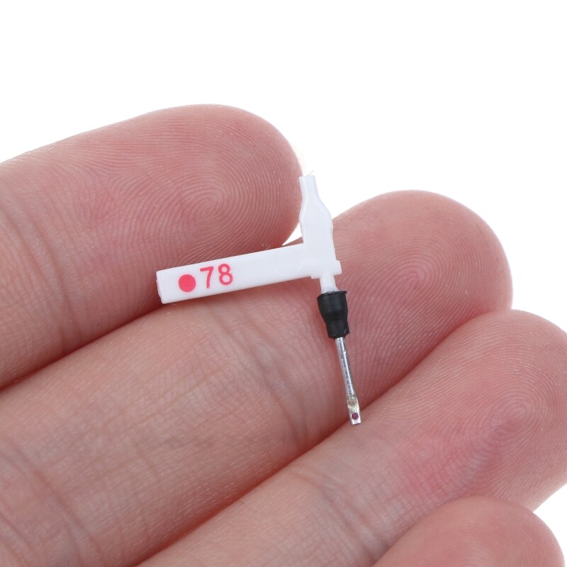 Double Sapphire Stereo Stylus Needles+line for for RPM Record Player ...