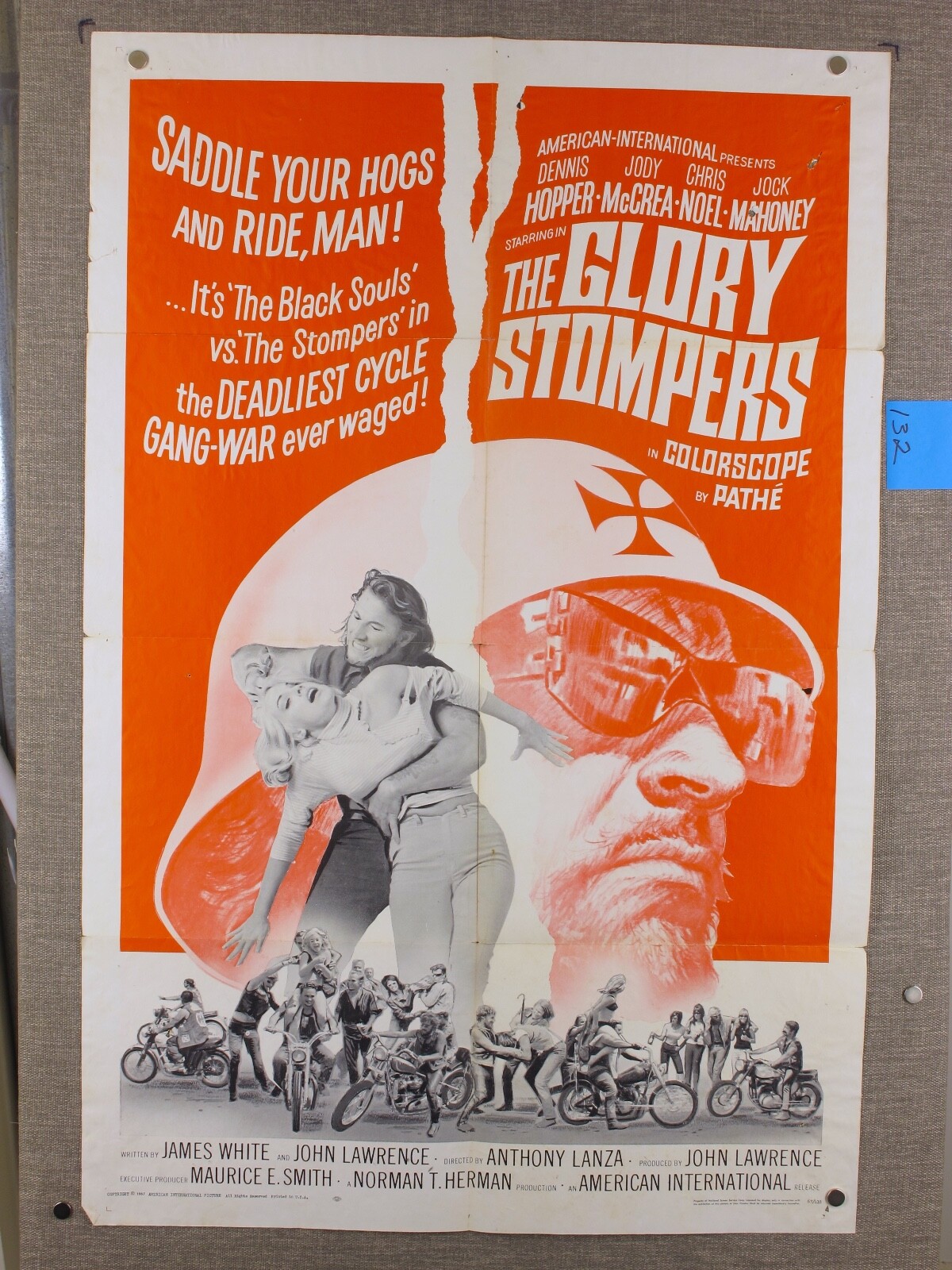 The Glory Stompers - Dennis Hopper - 1967 One Sheet Poster | eBay