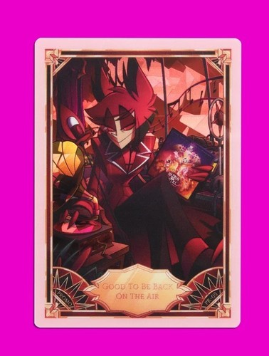 Hazbin Hotel Good To Be Back On The Air Cracked Ice Alastor Promo ...