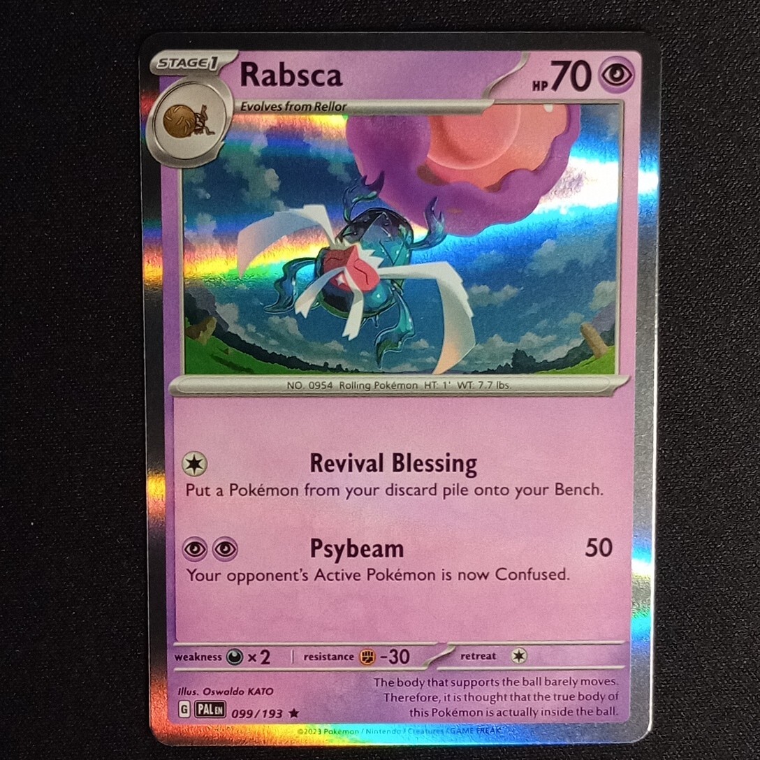 Pokemon TCG - Paldea Evolved - Rabsca 99/193 - Holo Rare - NM/MINT | eBay