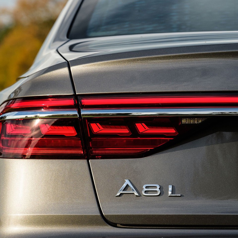 Audi A8 L A8L Chrome Rear Letter Tail Nameplate Trunk Emblem Badge ...