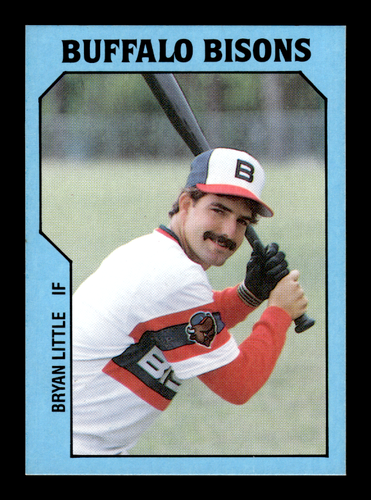 1985 TCMA # 9 Bryan Little Card (ML) Buffalo Bisons Chicago White Sox ...