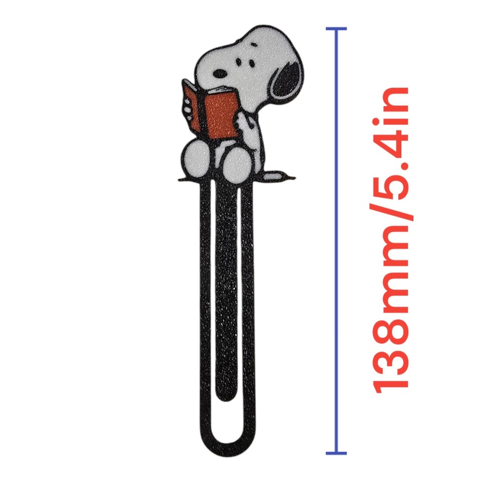 Giftable Cute Snoopy Bookmark for Book Lovers Reading (3 pack) | eBay