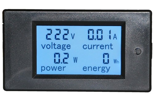 AC Multimeter 260V 20A Power Current AMP Voltage Energy Built-in ...