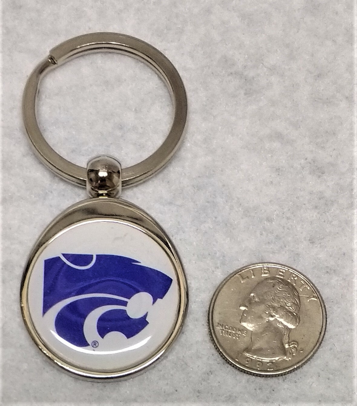 Kansas State Wildcats NCAA Licensed Polished Chrome Swivel Keychain | eBay