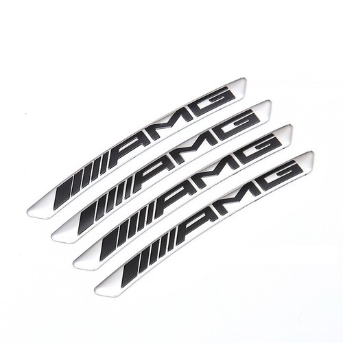 4PCS Sport Wheel Rim Badge 3D Logo Emblem Sticker Decoration for ...