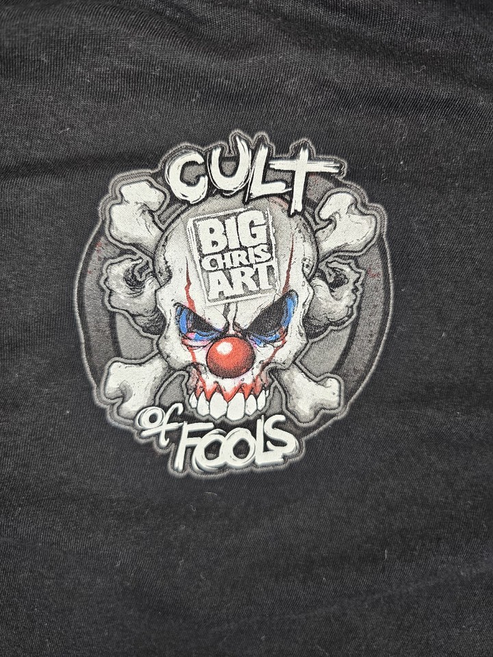 Get Down Art Cult of Fools Willy Vodka The Killer Clown Horror Medium T ...