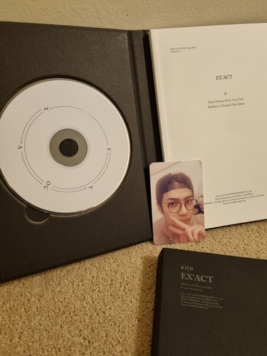 EXO EXACT Album CD EXO-K KPOP 2016 Sehun Photocard Korean Like New | eBay