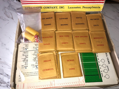 Vintage APBA NFL Pro Football Game 1982 All (28) Teams in Envelopes ...