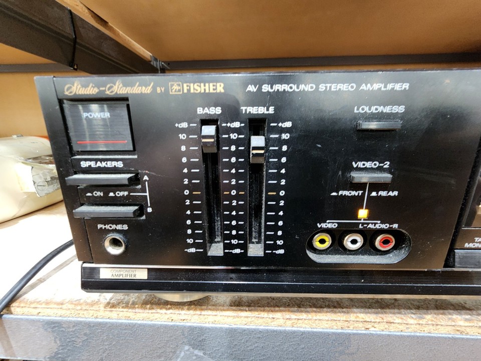 VINTAGE STUDIO STANDARD BY FISHER CA-875A INTEGRATED STEREO AMPLIFIER ...