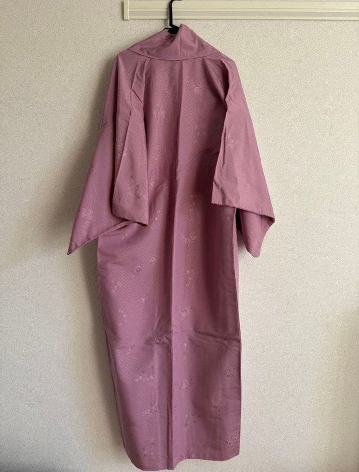 Kimono Light purple plain flower pattern yukata | eBay