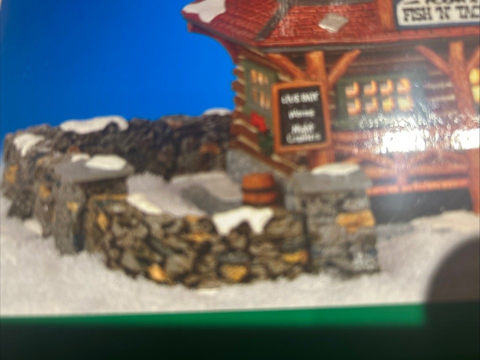 Lemax Colonial Stone Wall -10 Piece Set Holiday Village Landscape ...