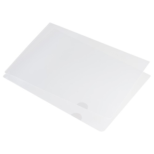 24pcs L Type Folders A4 Plastic Clear Paper Document Jacket Pocket ...