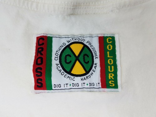 Vtg 80s/90s Cross Colours Tshirt Hip Hop Streetwear colors | eBay