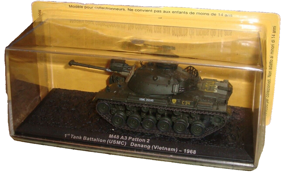 M48 A3 PATTON 2 TANK - 1st TANK BATT - DANANG VIETNAM 1968 - 1:72 ...