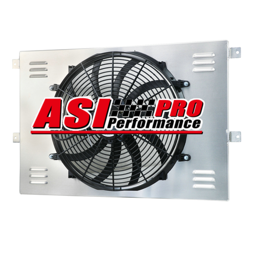 Aluminum Radiator Fan Shroud Fit 1971-1979 Dodge B100 D100 W150 D200 ...