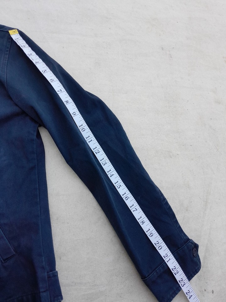 Thomas Burberry Jacket Womens Small Blue Embroidered Logo Chin Strap ...