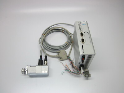 FESTO CMMS-ST-C8-7-G2 Drive + EMMS-ST-42-S-SE-G2 + Cable, Stepper Motor ...