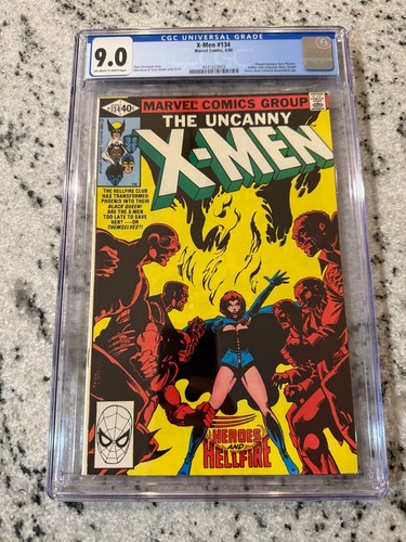Uncanny X-Men # 134 CGC Graded 9.0 Marvel Comic Book Dark Phoenix ...