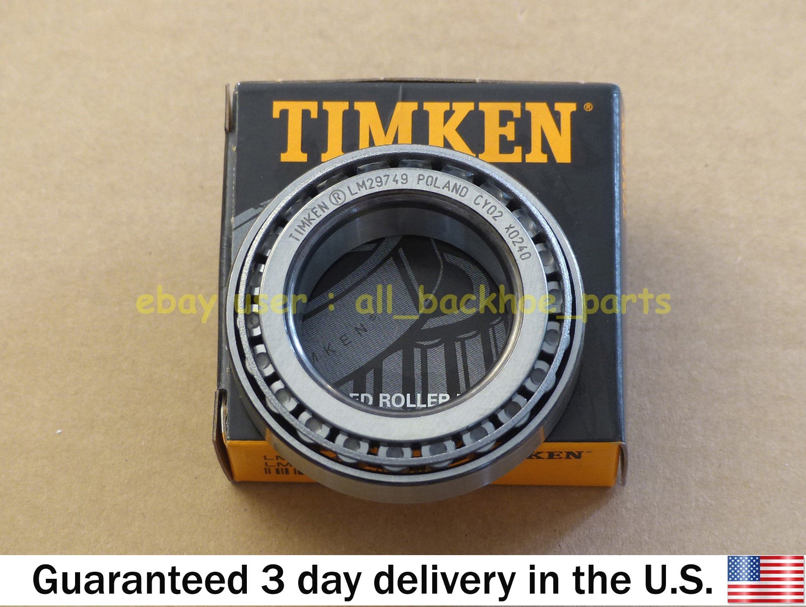 JCB BACKHOE - GENUINE TIMKEN BEARING TAPER ROLLER (PART NO. 907/51600 ...