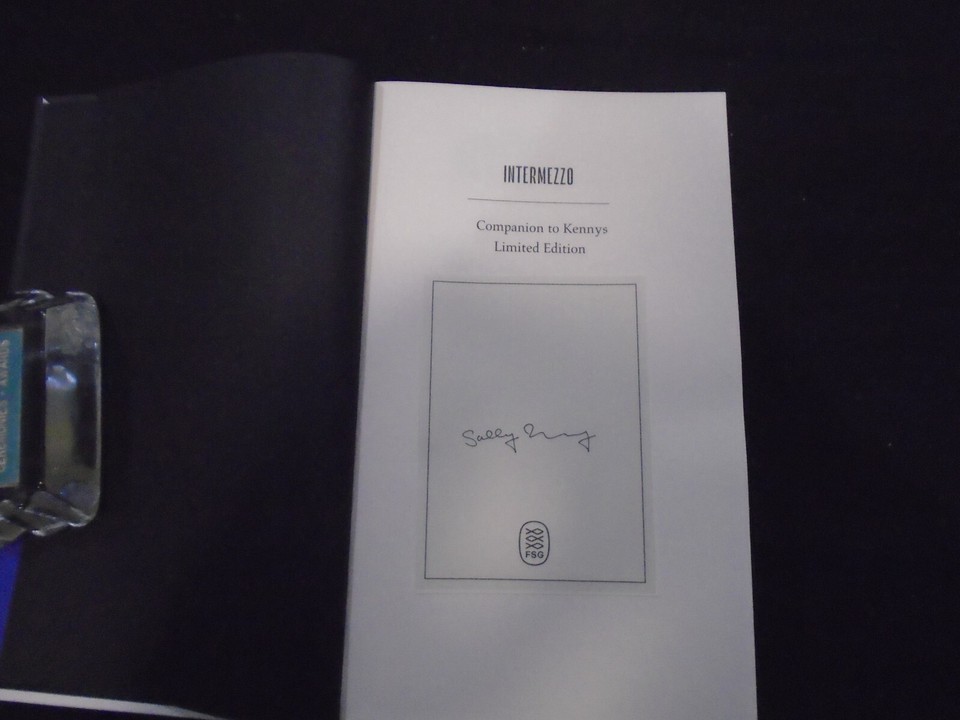 Signed Sally Rooney Intermezzo UK1st/1st LtdEd Kenny's Ireland US ...