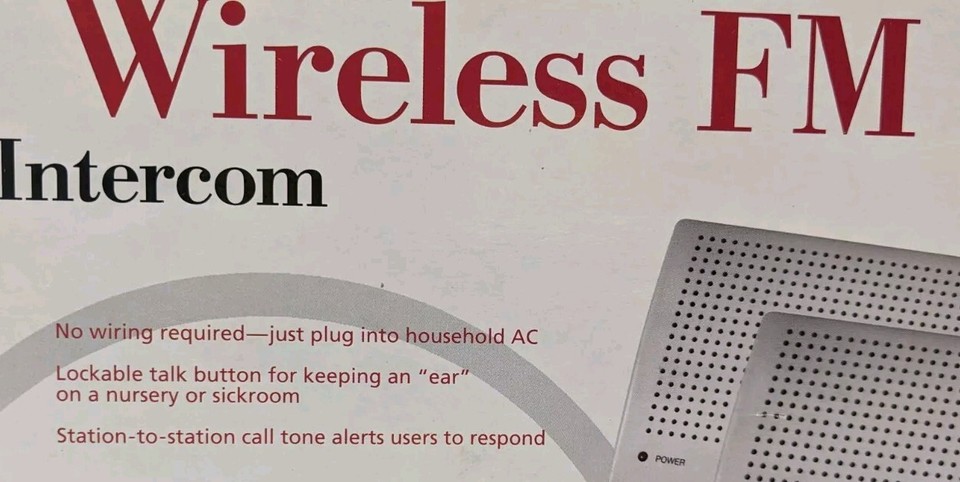 RadioShack 2-Channel FM Home Security Wireless Intercom System 43-491 ...