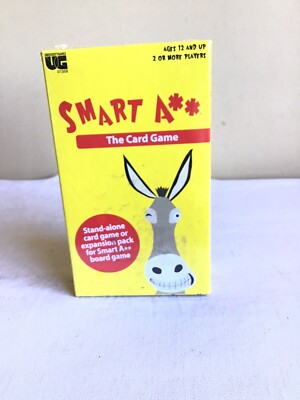 Brand New Sealed University Games Smart A** A Trivia Card Game 2 Or ...