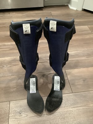Pair R & L LARGE BLUE ROCKER ALLARD FOOT DROP BRACE | eBay