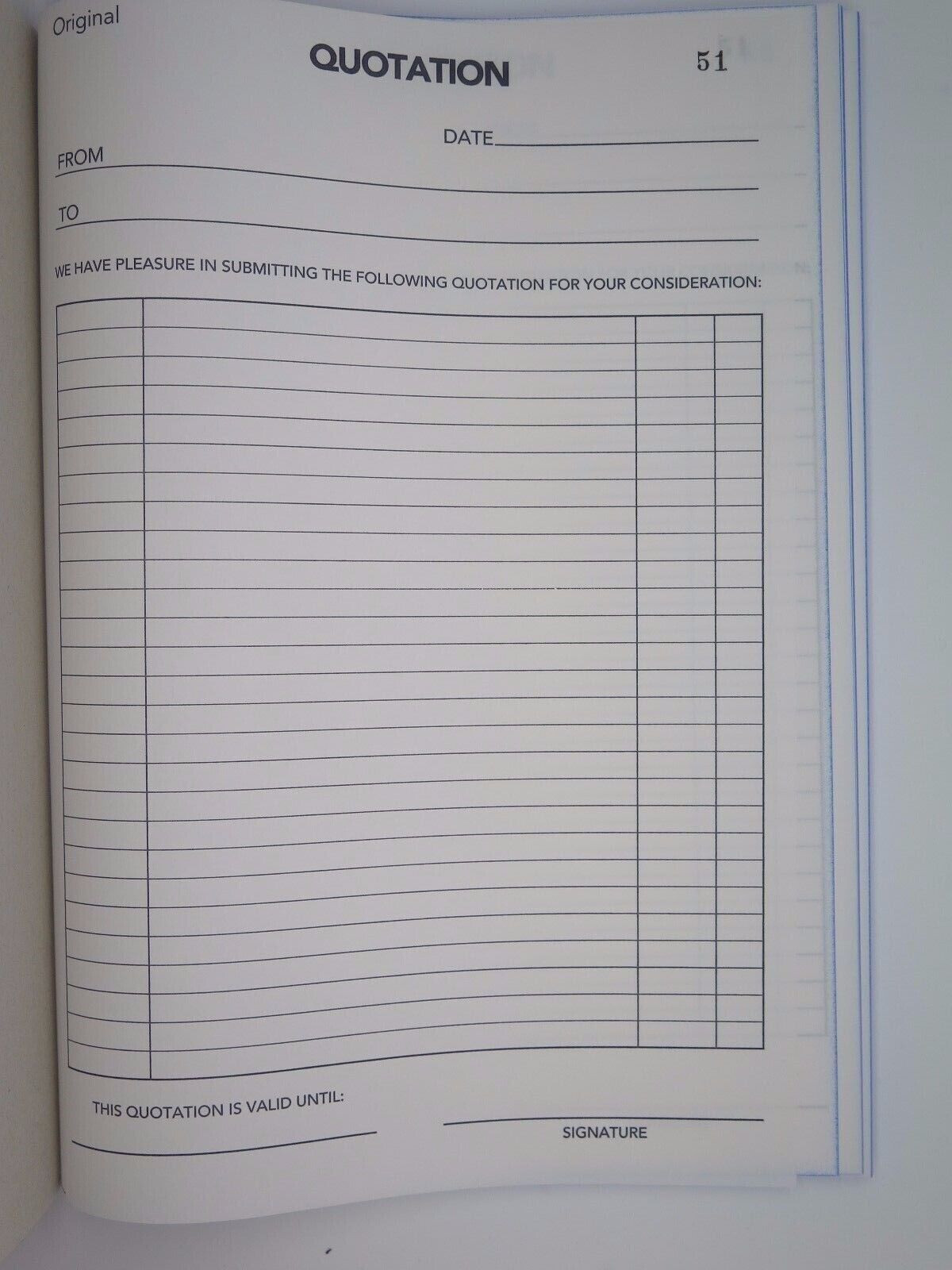 Olympic No. 750 Quotation Book Carbonless Duplicate A4 297mm x 210mm ...