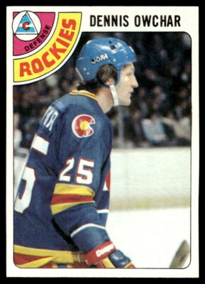 1978-79 Topps Hockey Card Dennis Owchar Colorado Rockies #19 | eBay