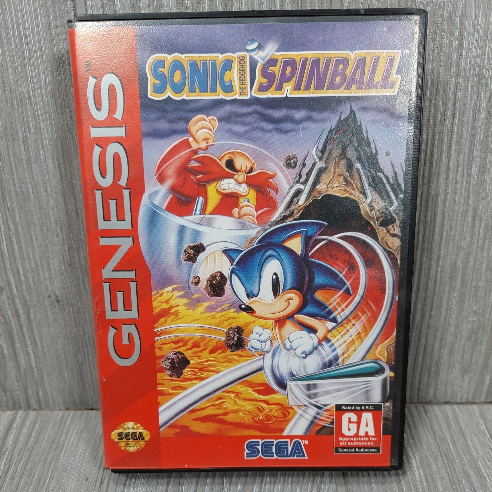Sonic The Hedgehog Spinball / Pinball SEGA Genesis Game No Manual ...