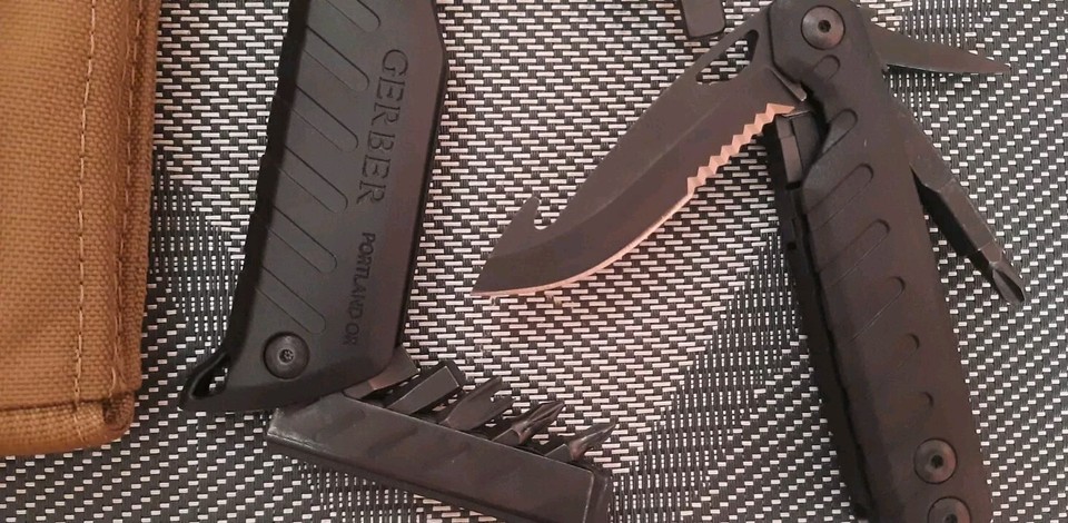 GERBER CABLE DAWG MULTI TOOL. Military Tool,SHEATH INCLUDED. MADE IN ...