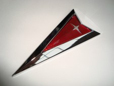Chrome Pontiac Script Emblem G5 G6 G8 Vibe Grand Prix Am Trans GTO for ...