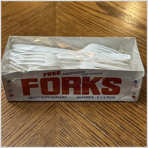 Forster Forks NOS Sealed Box Hosiery Corp of America Promo 1980s | eBay