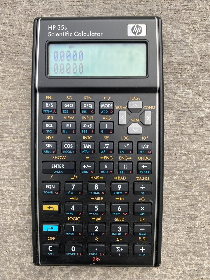 Hewlett Packard 35s programmable scientific calculator and case | eBay