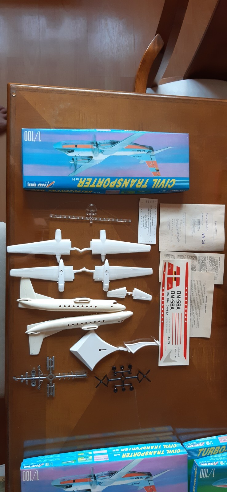1:100 Vintage NU.BEE VEB Plasticart GDR Model Plane Kits COLLECTION choose kit | eBay