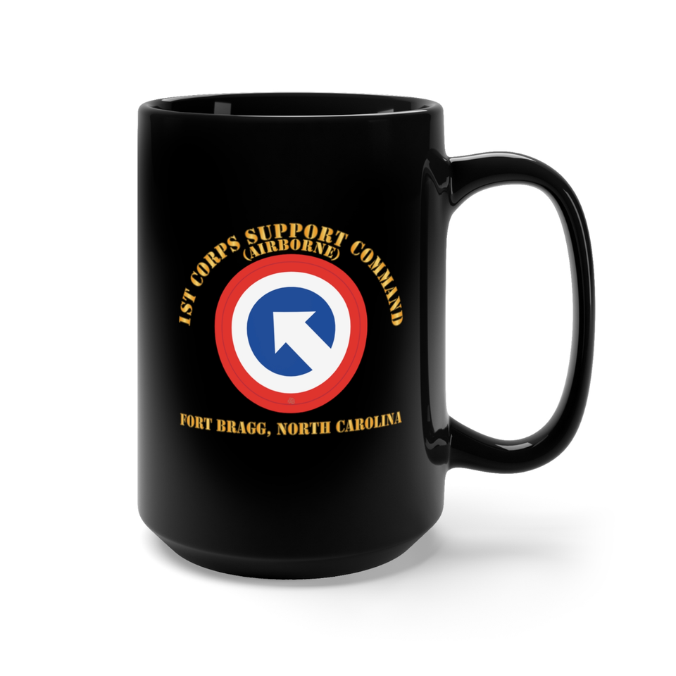 Black Mug 15oz - Army - 1st Corps Support Command (COSCOM) - FBNC X 300 ...