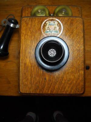 Rare Antique Swedish American Telephone Company Chicago Crank Wall ...
