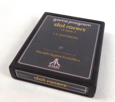 Atari 2600 Spiel -- SLOT RACERS - PAL - (Text Label) -- VCS | eBay.de
