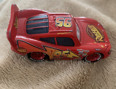Disney Pixar Diecast Lightning McQueen 95 Red Car | eBay UK
