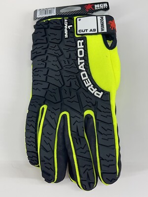 Memphis PPE Work Glove Predator Multi Task Cow Palm XL Impact Resistant ...